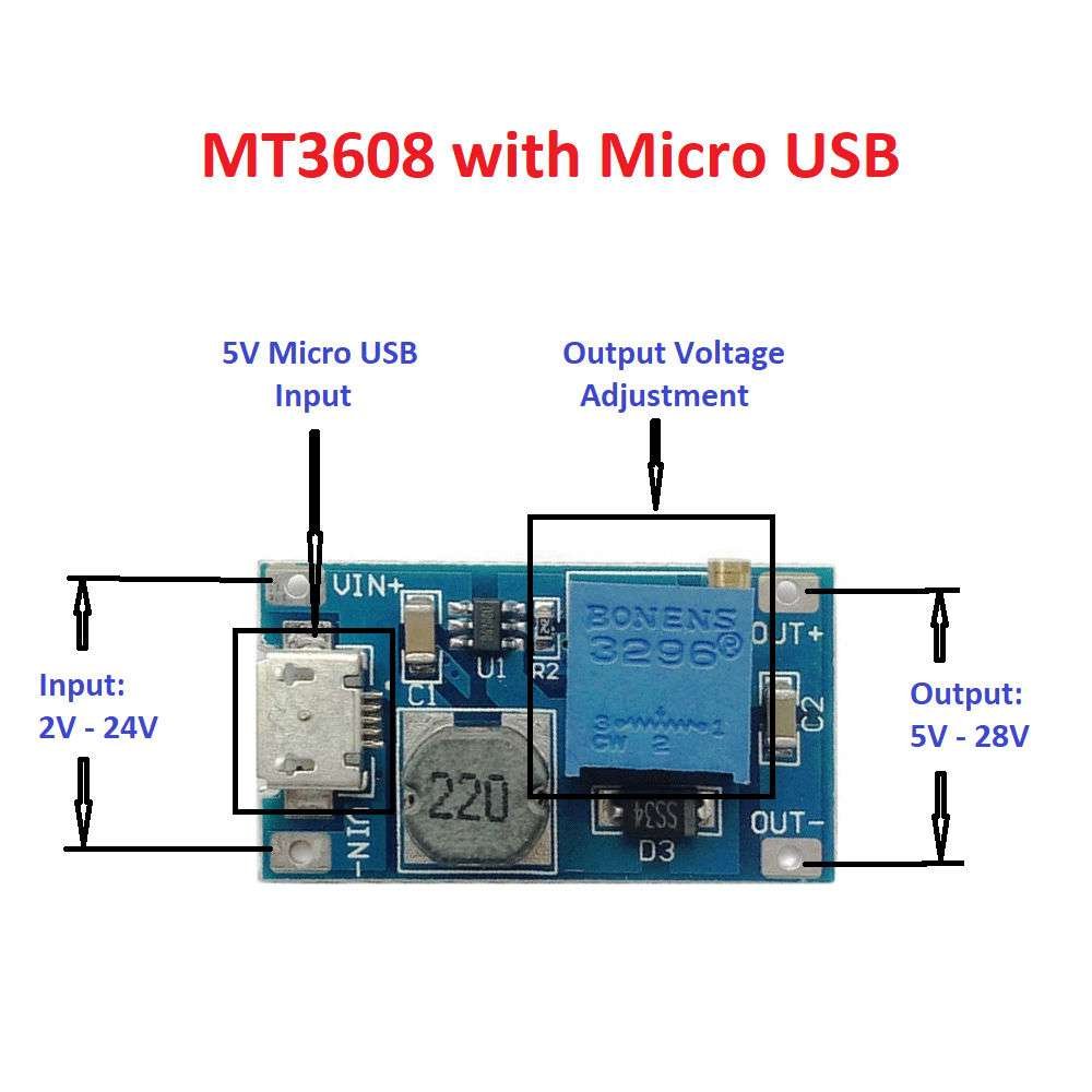 LM2596 Adjustable Step-Down Buck Converter | DC-DC Regulator
