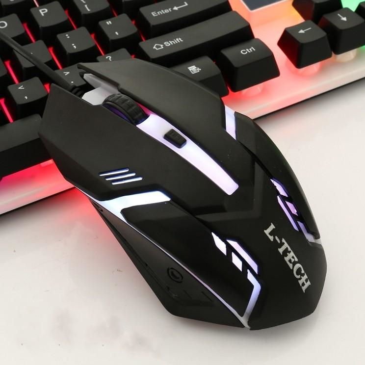 L-Tech RGB Luminous 8 Color Computer Mouse M13