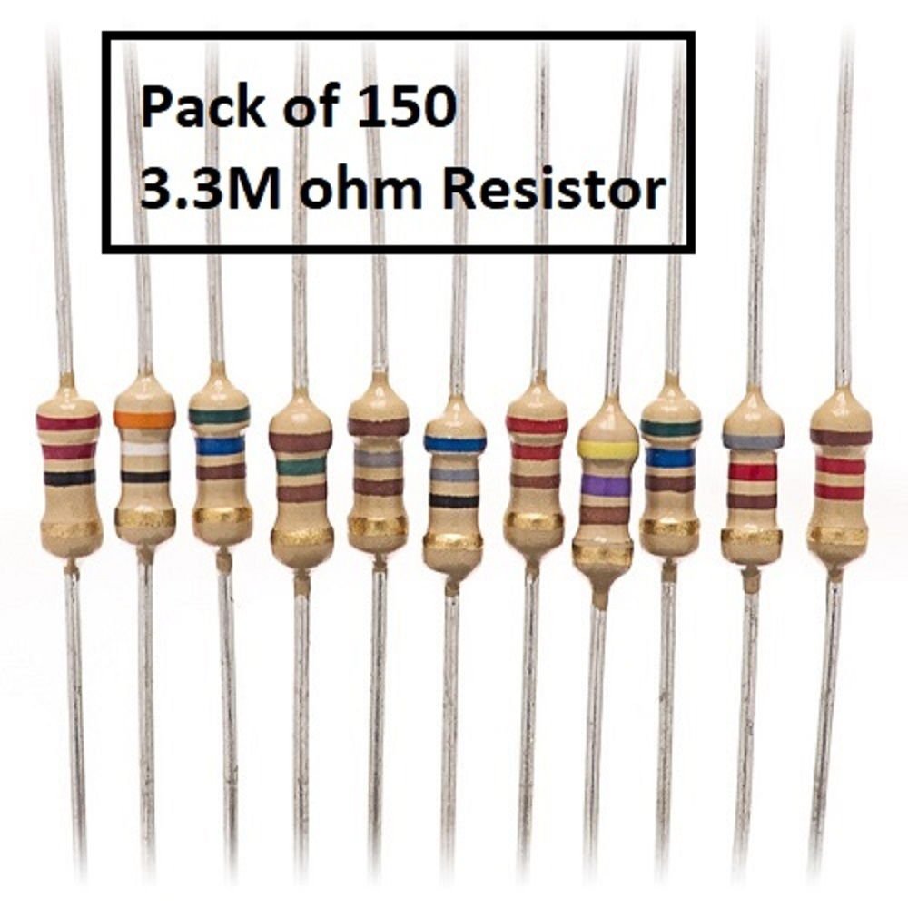 Pack of 150 1M Ohm Resistor 1M Ohm 1 by 4W